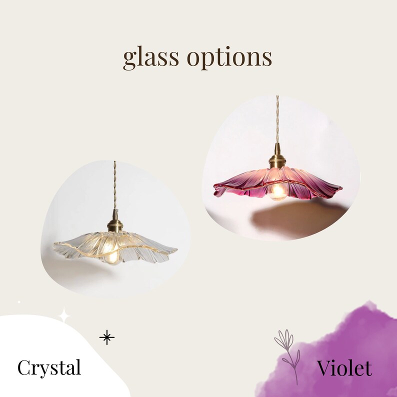 Pendant Glass Shade Light Fixture Vintage Ceiling Lights - Etsy Canada