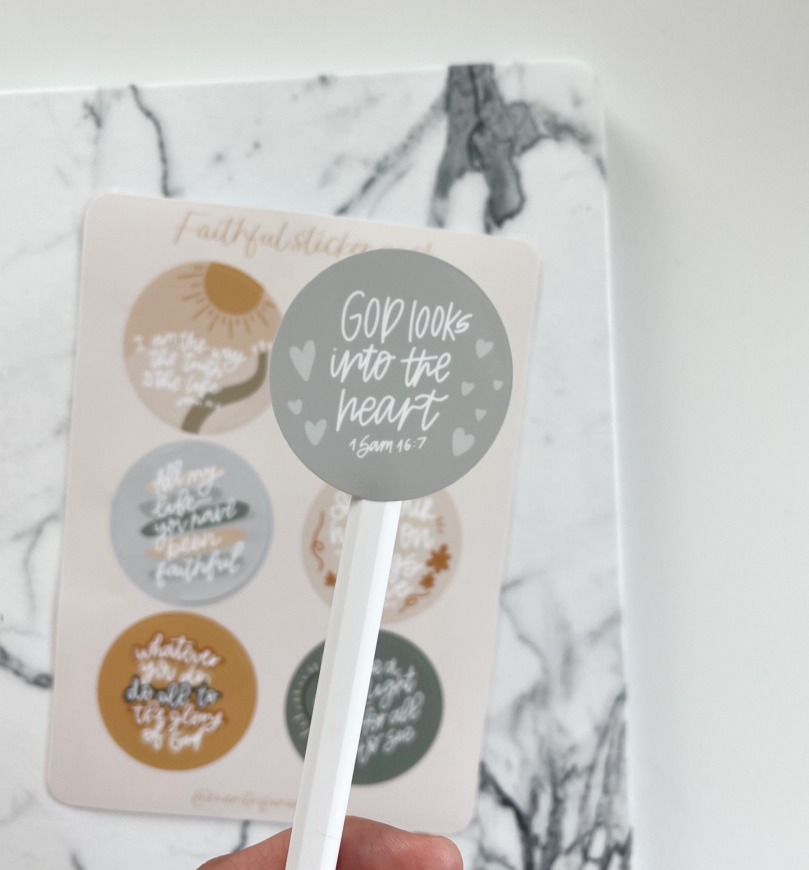 Sticker Pack | Faithful | Christian | Blessed | Encouraging | Sunday ...