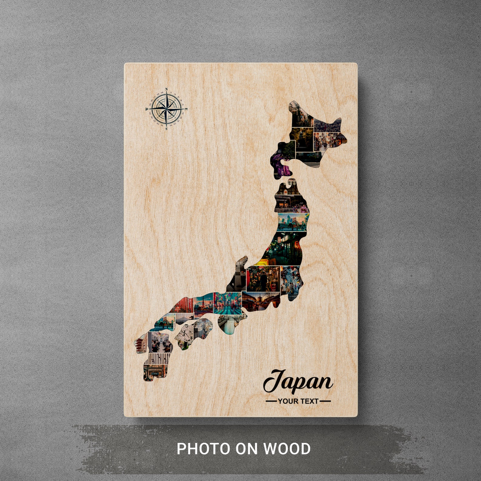 Japan Art Map of Japan Japan Print Japan Map Wall Art | Etsy