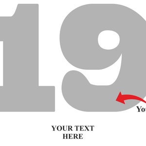 Personalized Happy 19th Birthday for Boy 19th Birthday Number Collage ...