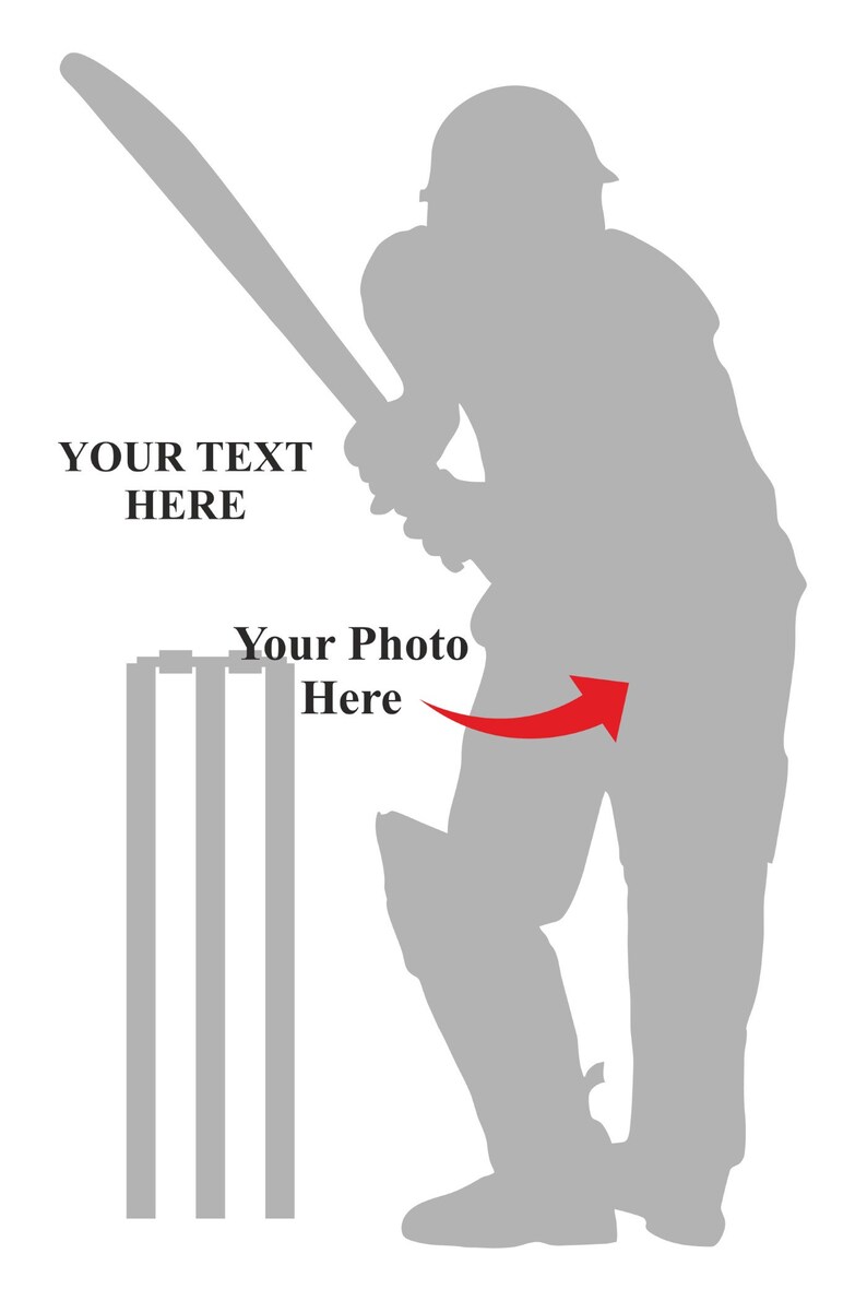 Personalised Cricket Gifts Cricket Bat Photo Frame Cricket - Etsy