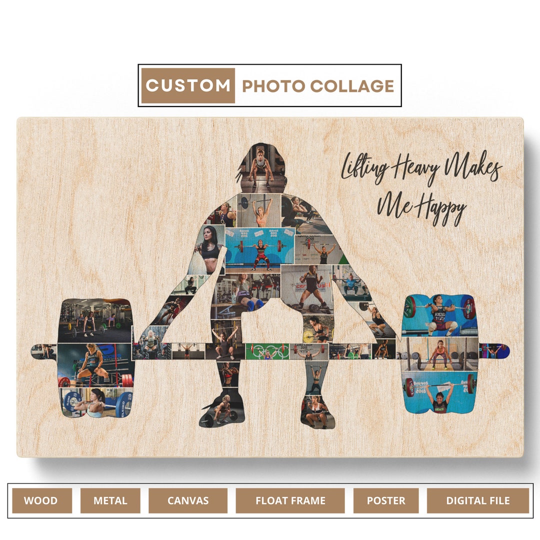 Personalized Weightlifter Gifts Fitness Gifts for Men Workout Photo ...