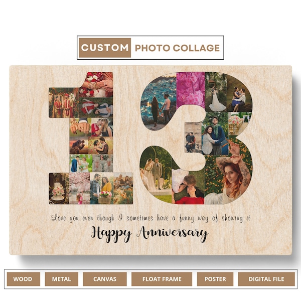 13th Anniversary for Him - Shop Online - Etsy