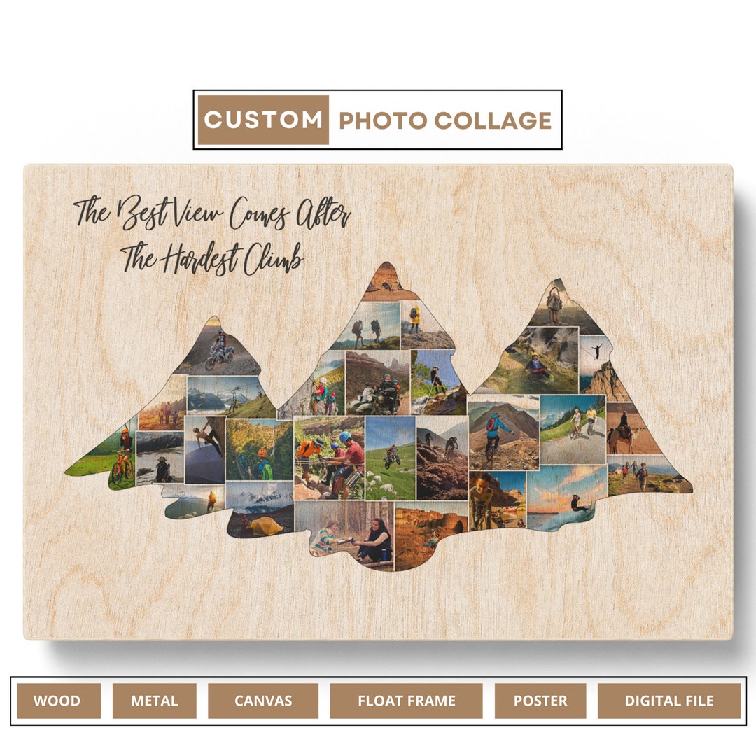 Custom Mountain Wall Art Mountain Metal Wall Art Mountain Man Picture ...