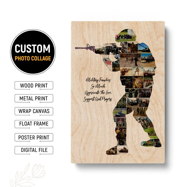 Army Photo Collage - Etsy