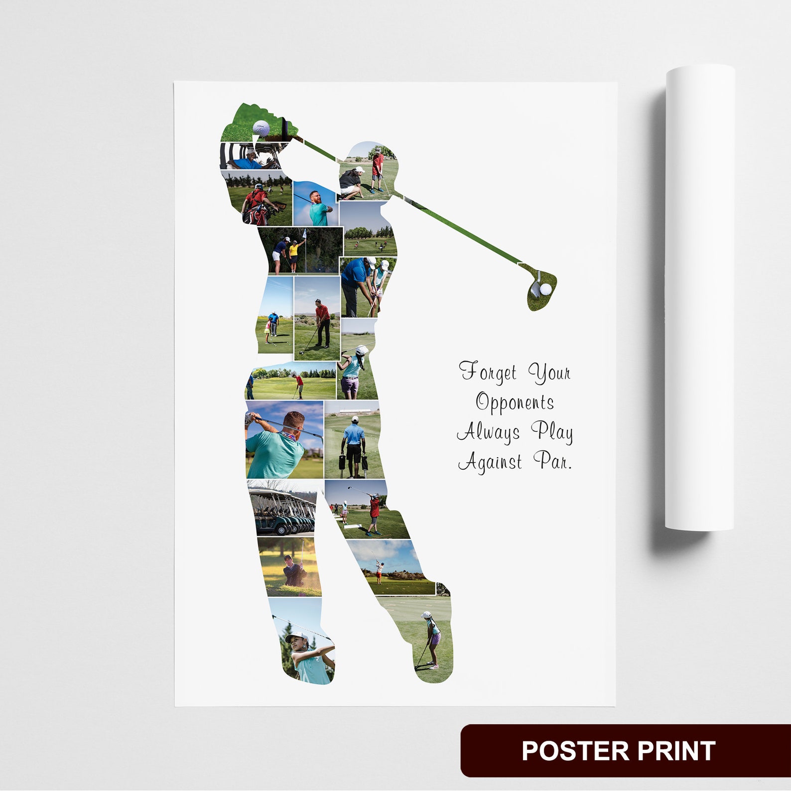 Personalized Gift for Golf Player Golf Photo Collage Golf - Etsy