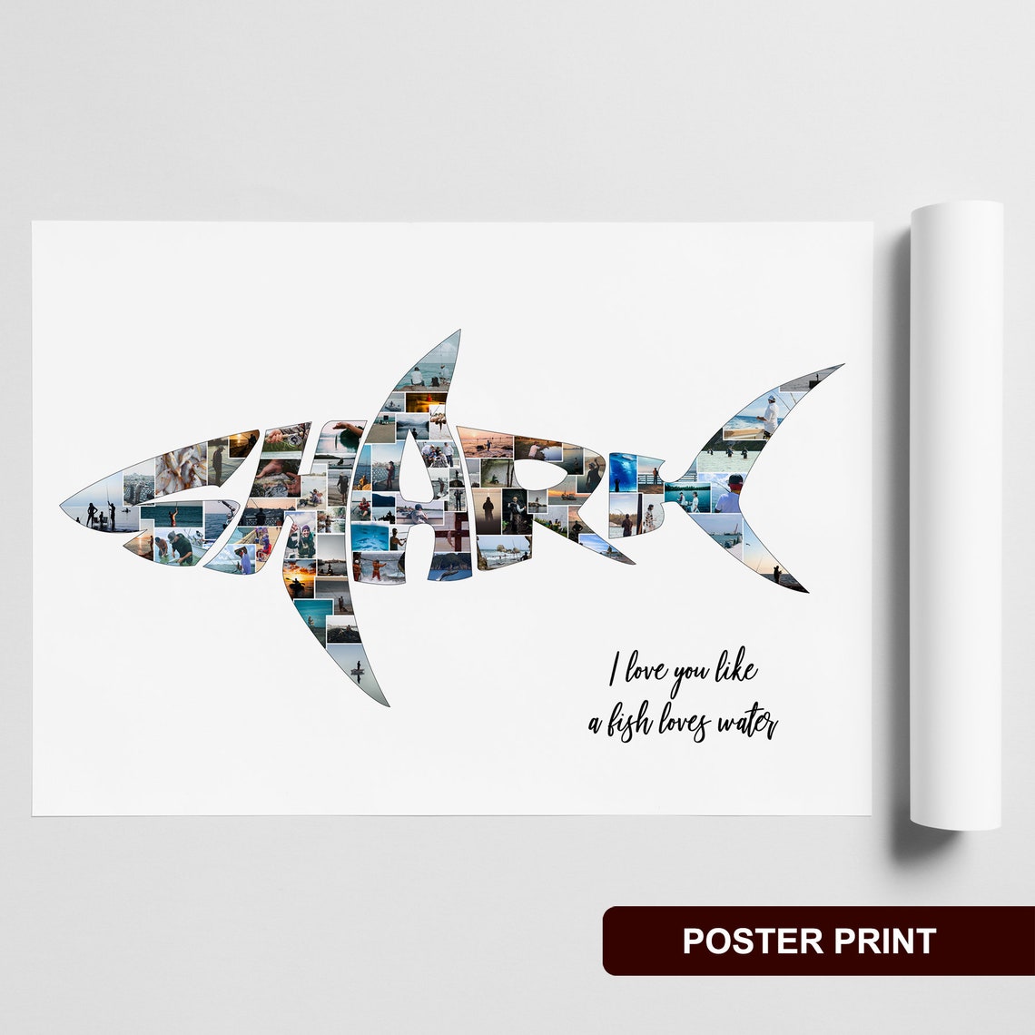 Personalized Shark Wall Decor Shark Gifts for Women Men Shark - Etsy