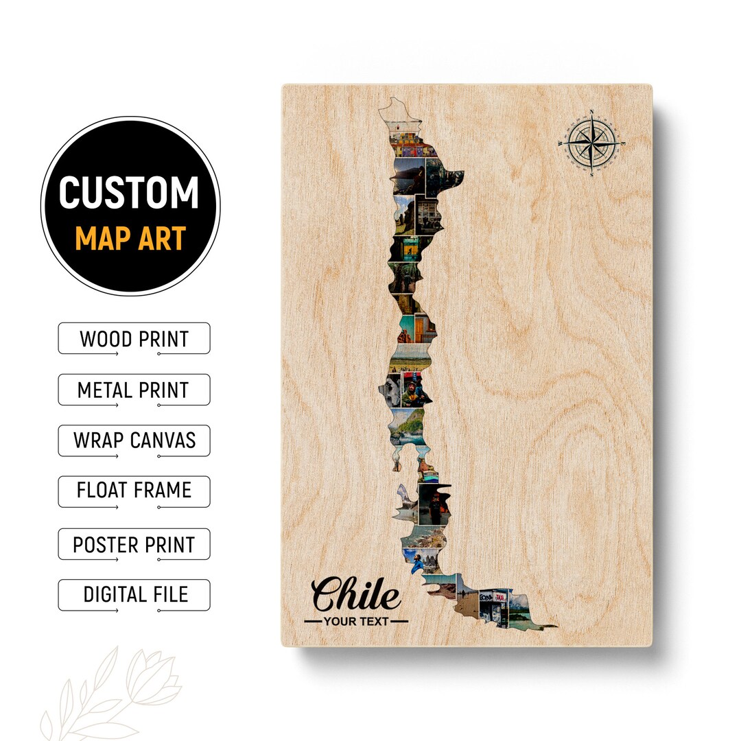 Chile Art Travel Poster Chile Chile Print Chile Poster Chile - Etsy