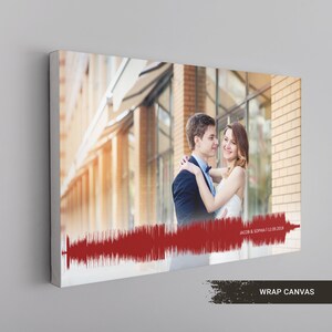 Soundwave Gift, Custom Sound Wave, Sound Wave Print, 25th Wedding ...