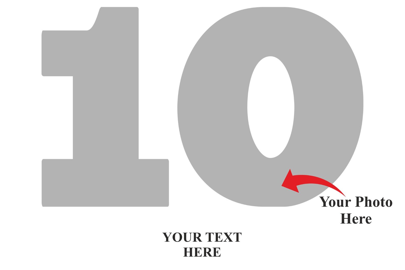 Personalized 10th Birthday Girl Number Collage 10 Year Old Boy - Etsy