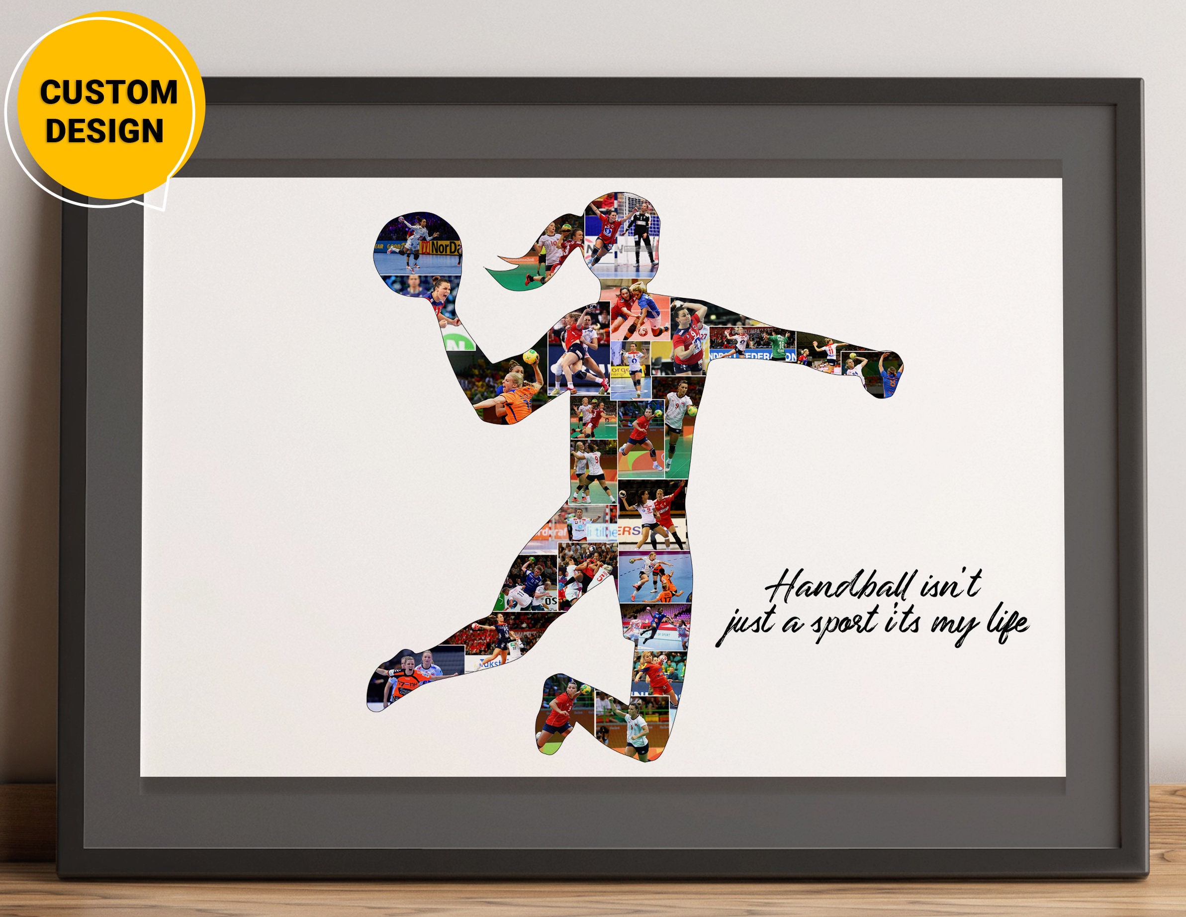 Handball Gifts Handball Art Handball Painting Handball | Etsy