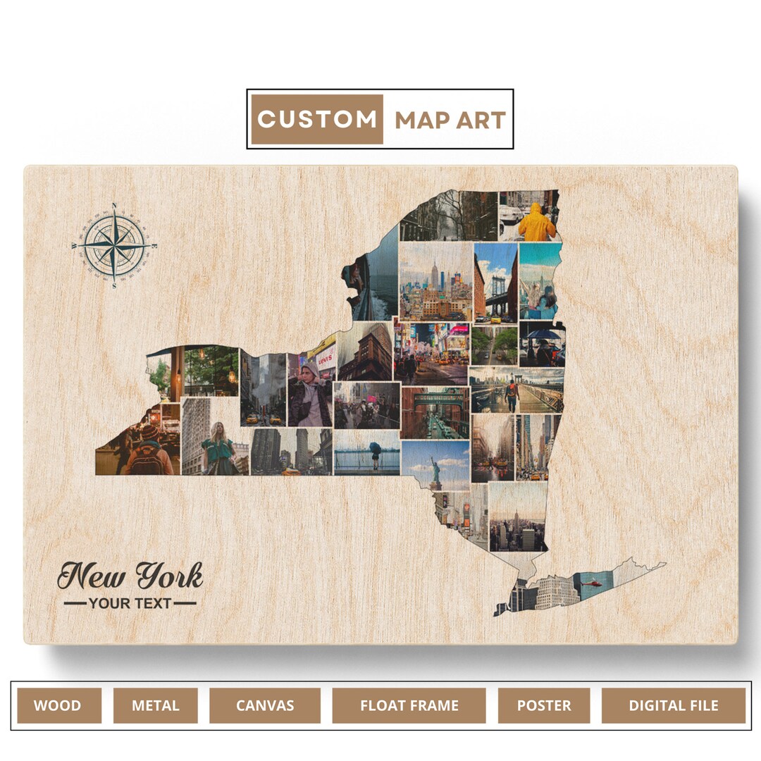New York Street Map New York City Map New York Map Print Map of New ...