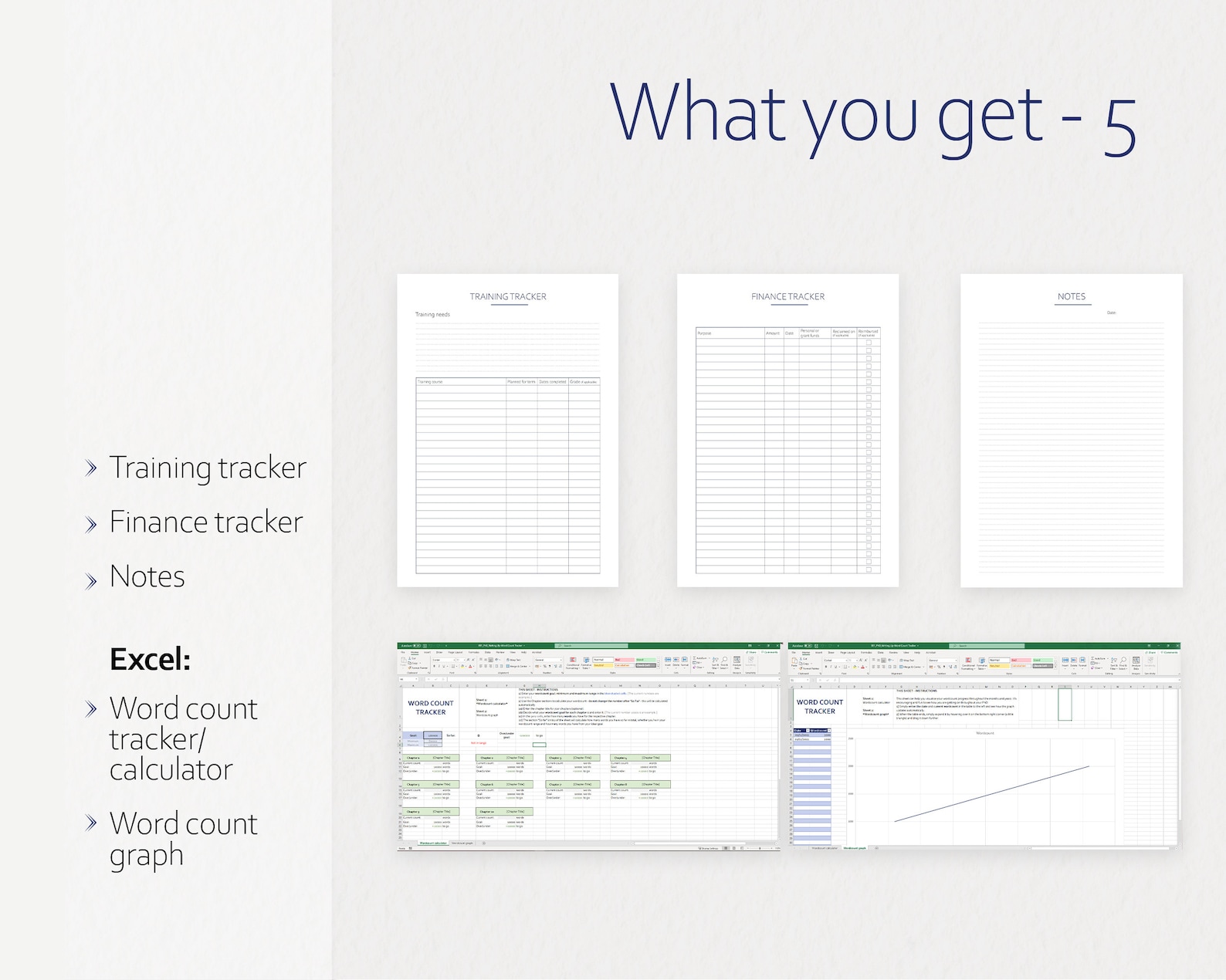 Phd Study Pack: 27 Pdfs 2 Excel Sheets to Plan Your Graduate | Etsy