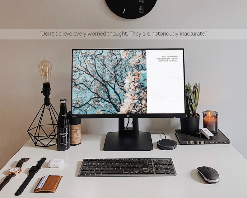 OCD Desktop Wallpapers for Daily Affirmations & Empowerment | Instant ...