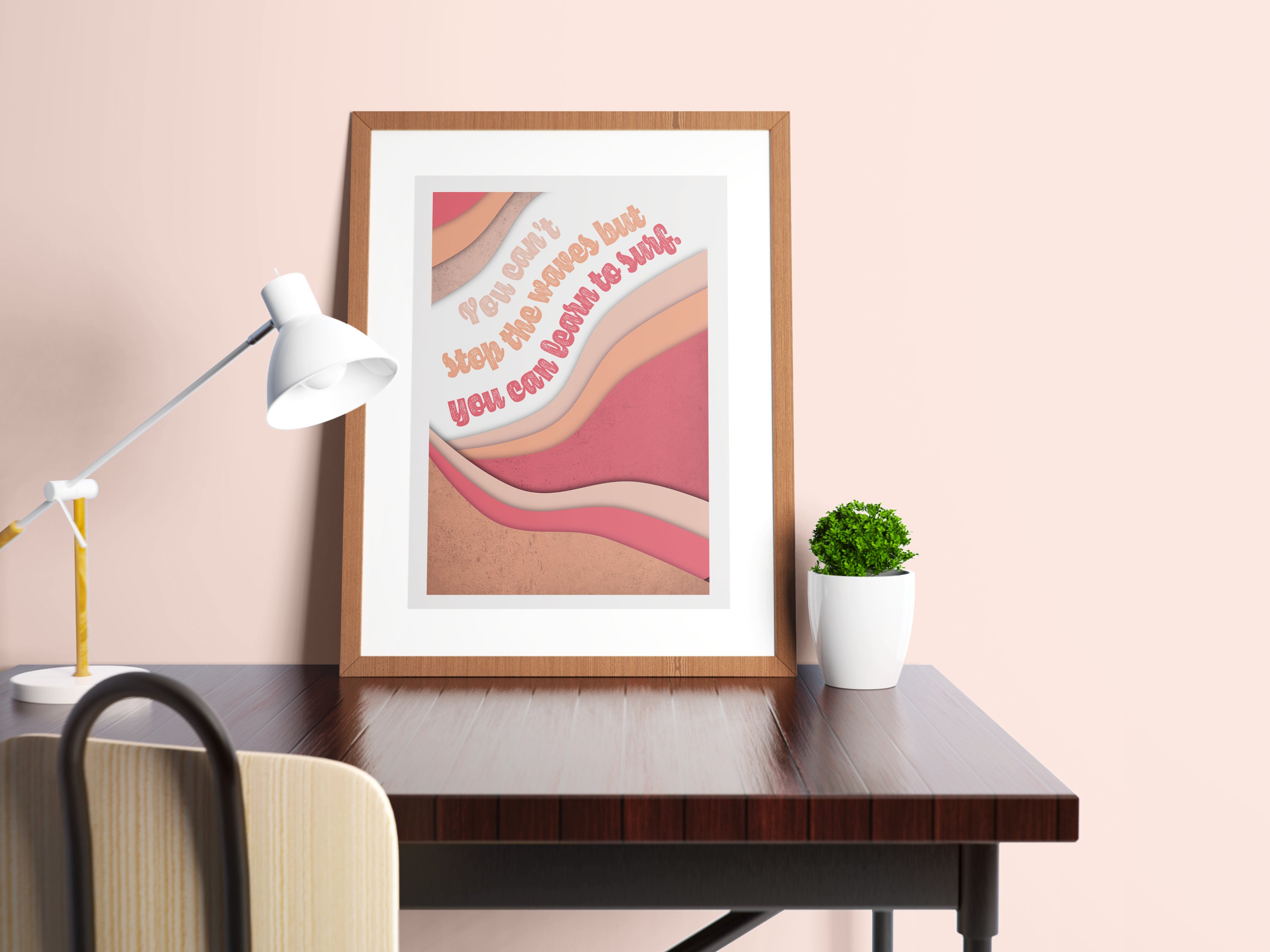 OCD Inspiration Poster 'you Can't Stop the Waves but You Can Learn to ...