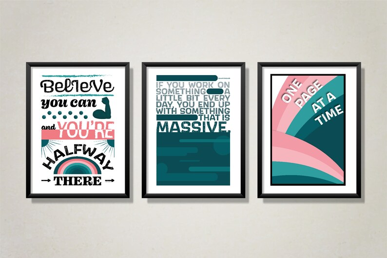 Phd Posters 9 Pack Digital Art Print - A4 & A3 - Etsy