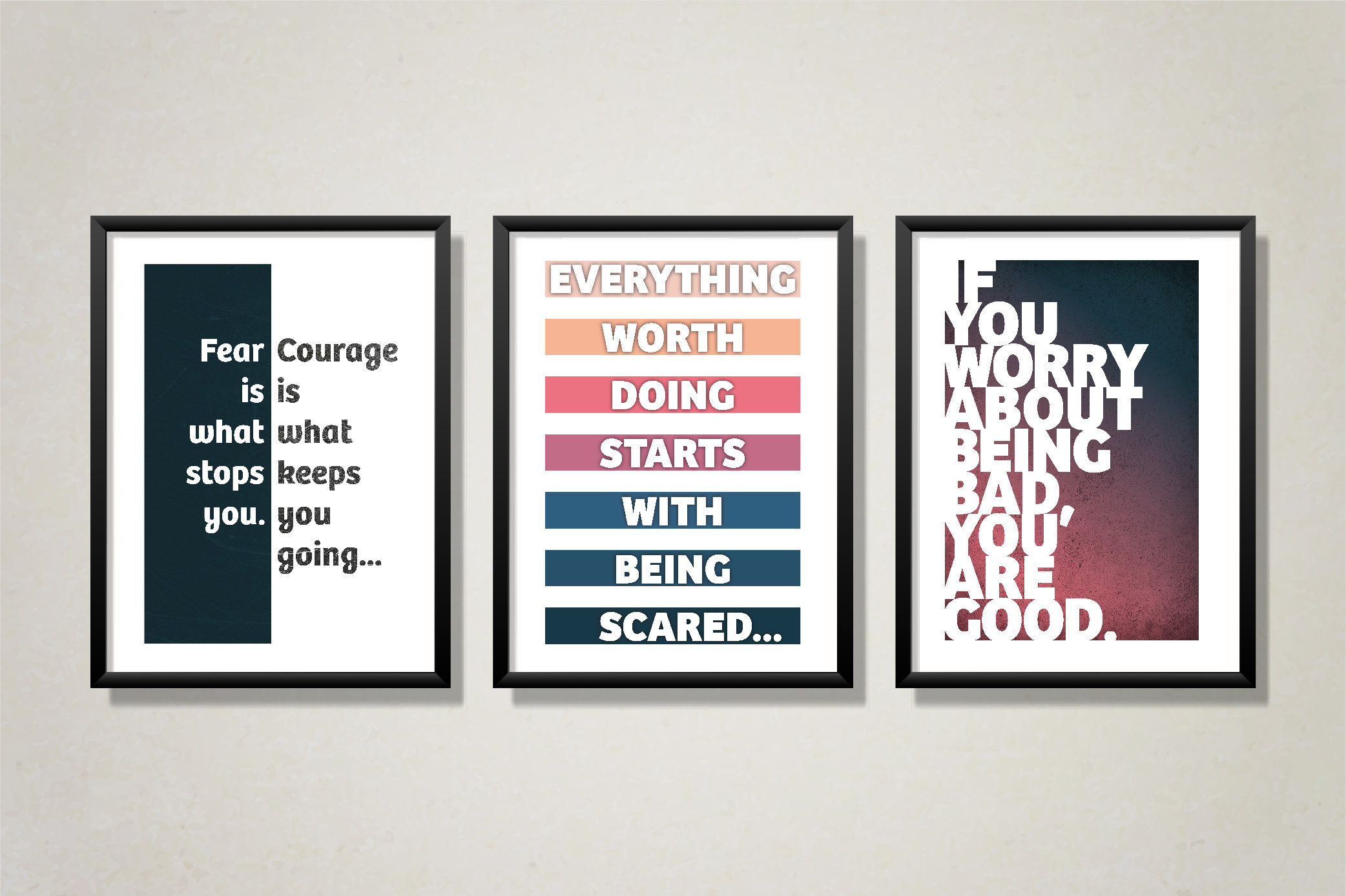 OCD Posters 9 Pack Digital Art Print A4 & A3 - Etsy