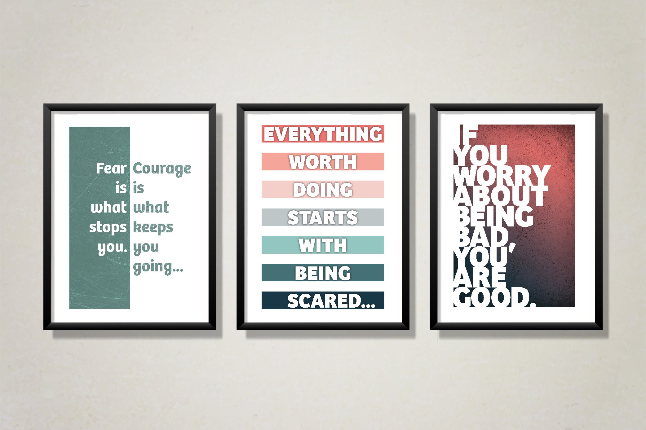 OCD Posters 9 Pack Digital Art Print A4 & A3 - Etsy