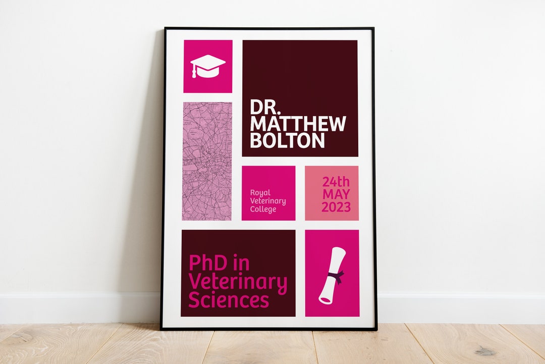 Personalized Digital Art for Doctor Graduates Phd Graduation Digital ...