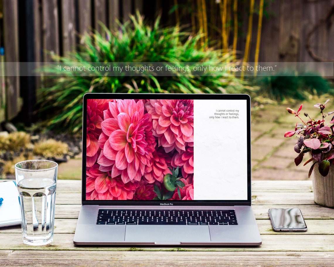 OCD Desktop Wallpapers for Daily Affirmations & Empowerment | Instant ...