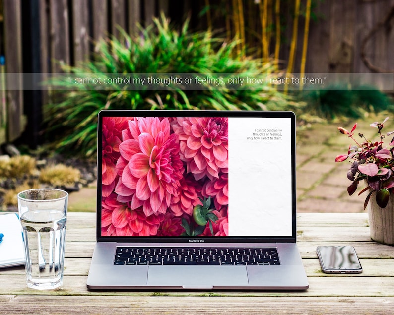 OCD Desktop Wallpapers for Daily Affirmations & Empowerment | Instant ...
