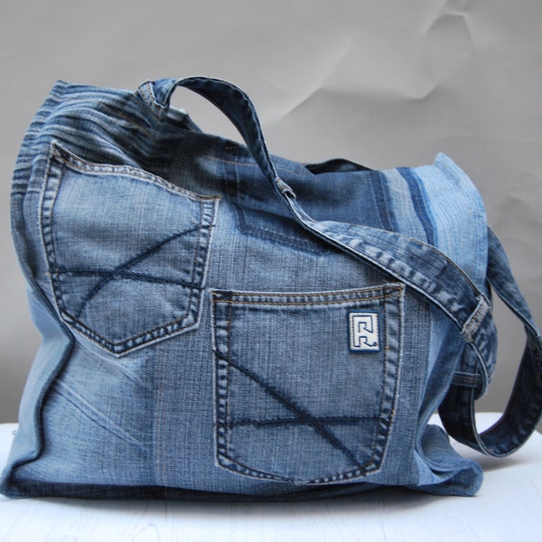 Shop Denim Tote Bag Online - Etsy
