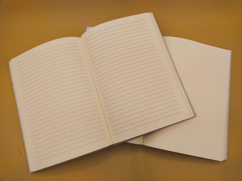 Hand-printed Leather Notebook, Florence - Etsy