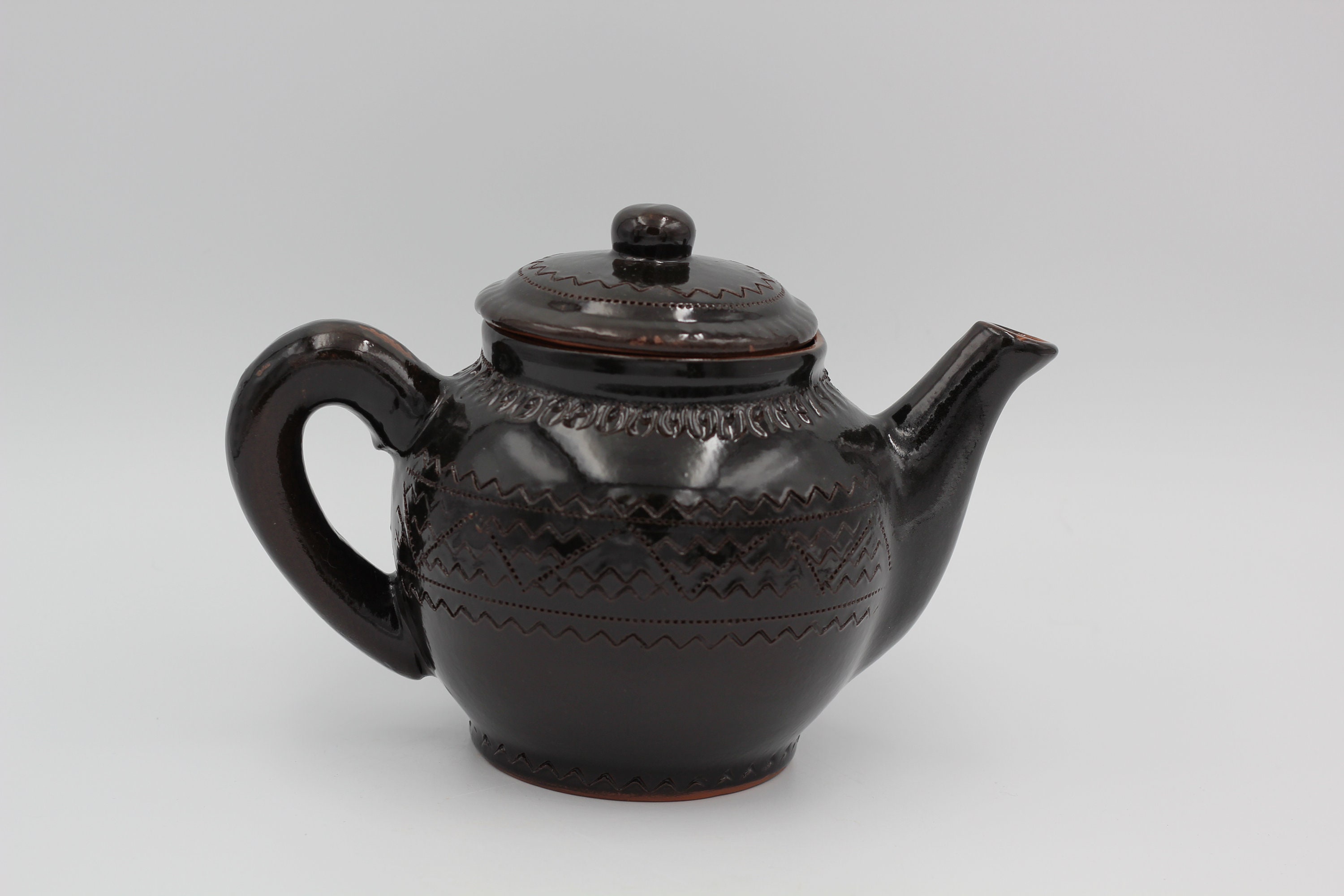 Pottery tea set Rustic tea set Clay tea set Ceramic tea | Etsy