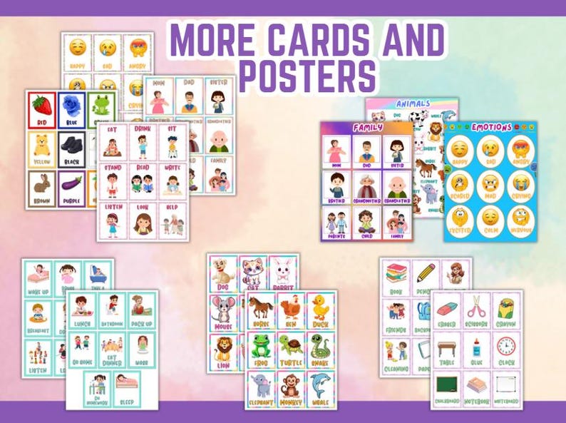 ASL Sign Language Posters: Alphabet, Numbers & Classroom Signs (50-page ...