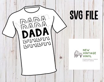 Dada Cow Print Svg Western Dad Png Cricut Cut Files and - Etsy