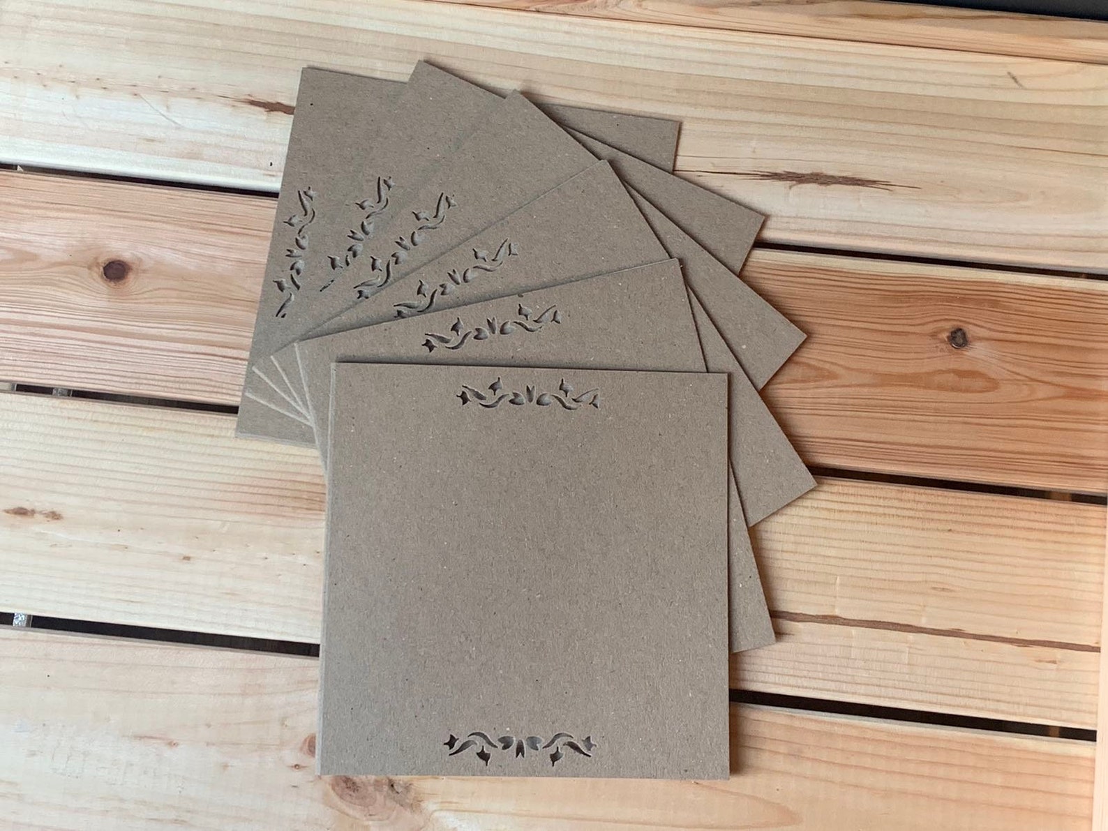 Unique Premium Make Your Own Cards Kit wood Button Snowmen Set of 6 ...