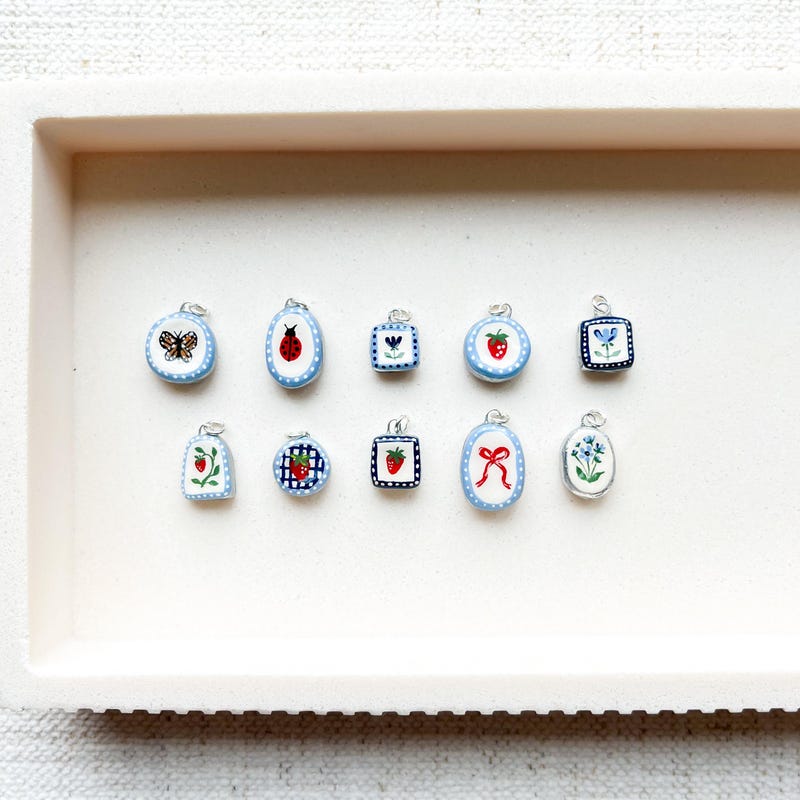 Ceramic Charm - Etsy