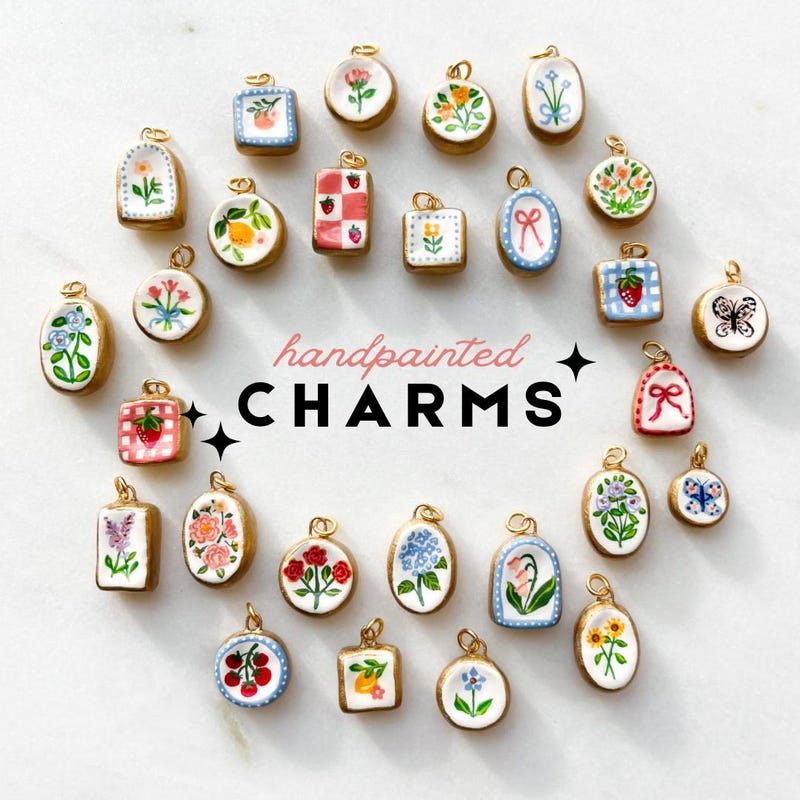 Ceramic Charm - Etsy
