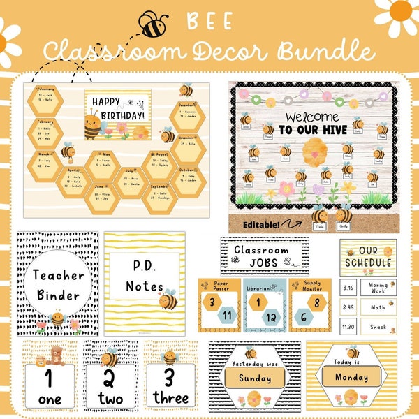 Bee Classroom Decor - Etsy