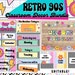90s Groovy Retro Classroom Decor Bundle Printable Digital - Etsy