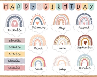 Bulletin Board Birthday - Etsy