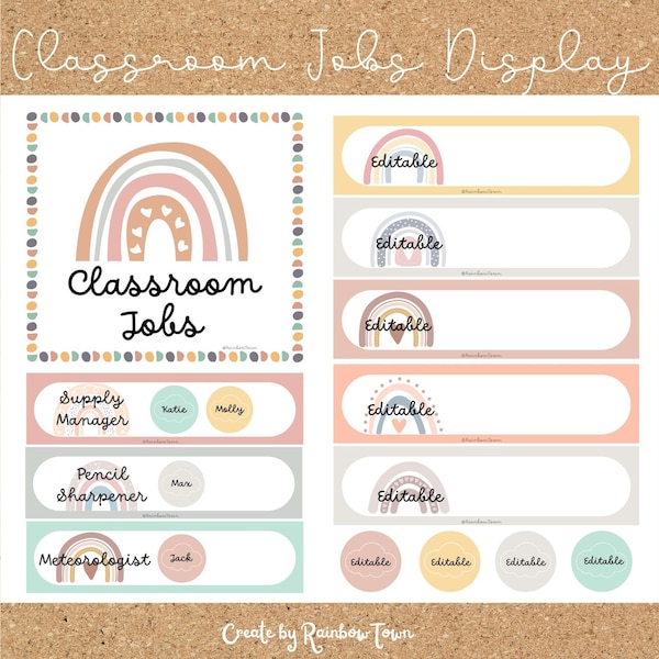 Classroom Jobs Chart - Etsy