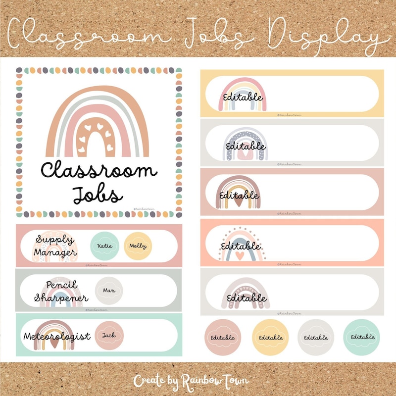 Classroom Jobs Chart - Etsy