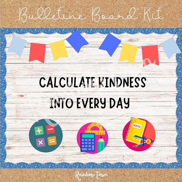 Math Bulletin Board - Etsy