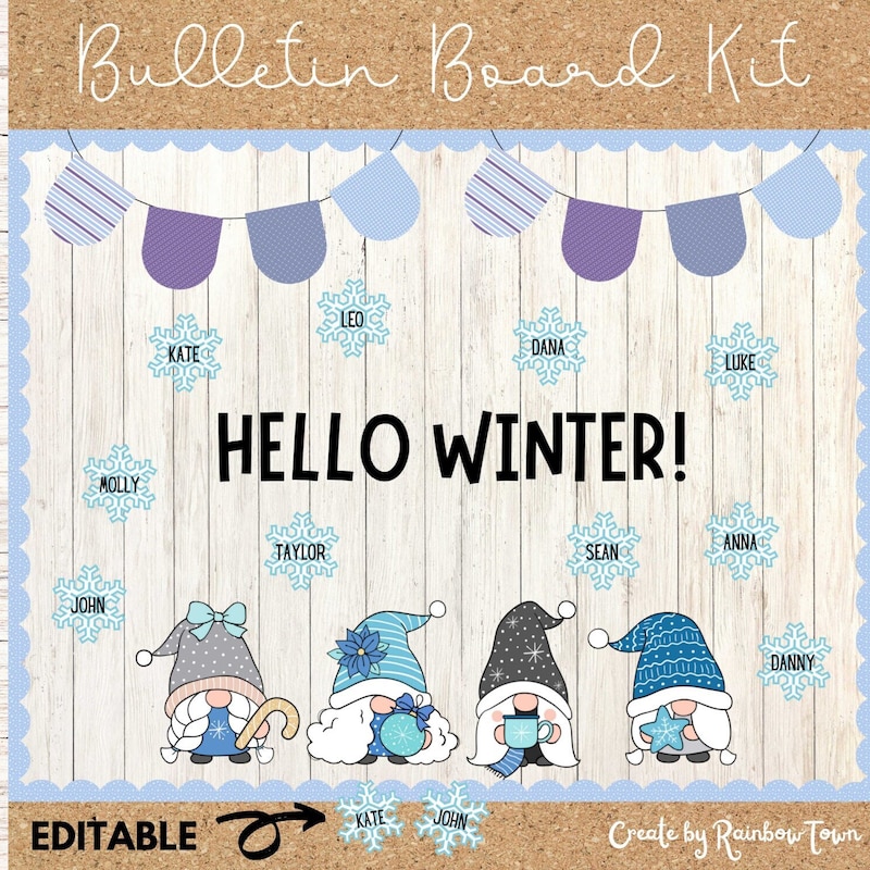 Winter Bulletin Boards - Etsy