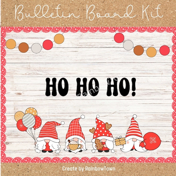 Santa Bulletin Board - Etsy