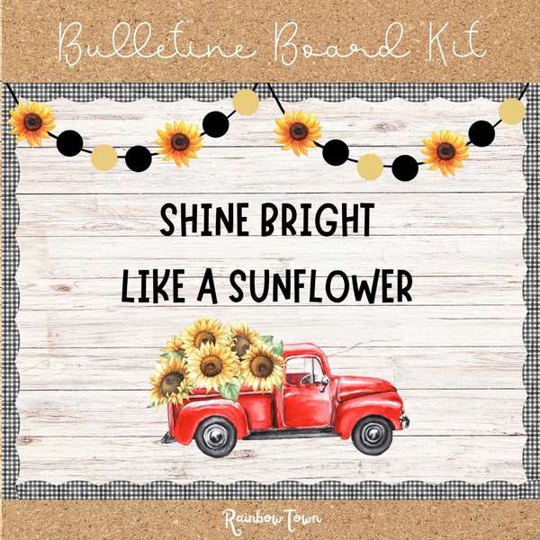 Sunflower Bulletin Board - Etsy