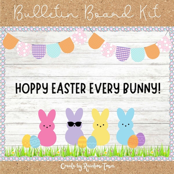 Bunny Bulletin Board - Etsy