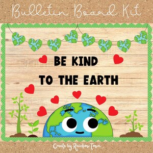 Earth Day Bulletin Board Classroom Display Door Decor Kit - Etsy