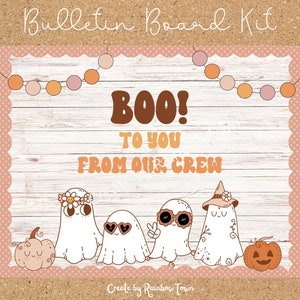 Groovy Halloween Bulletin Board Classroom Door Decor Kit - Etsy
