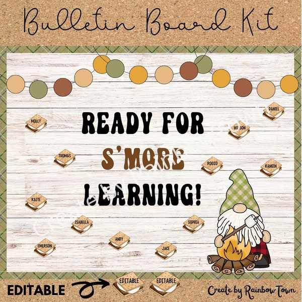 Smore Learning Bulletin Board - Etsy