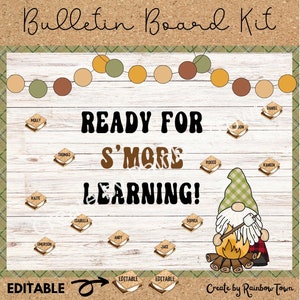 Ready for S'more Learning Bulletin Board Kit Pritable - Etsy