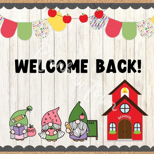 Cowboy Gnomes Back to School August Bulletin Board Kit - Etsy