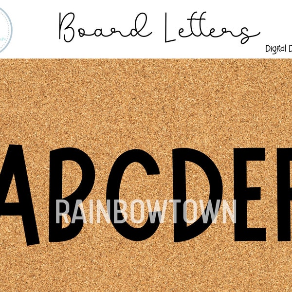 Bulletin Board Letters - Etsy