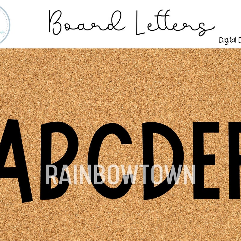 1 4 Letters for Board - Etsy